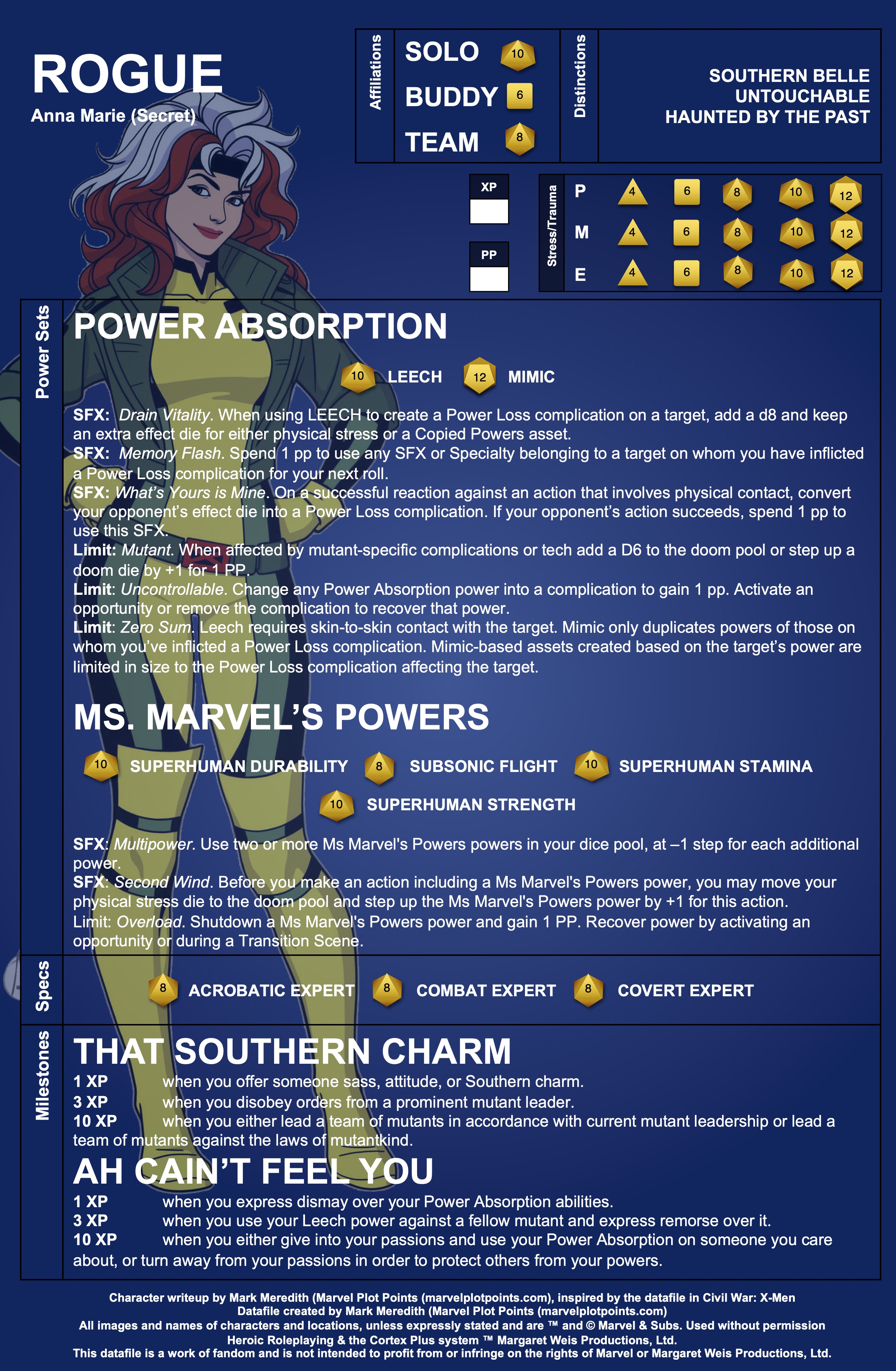 Datafile: Rogue ’97 | Marvel Plot Points